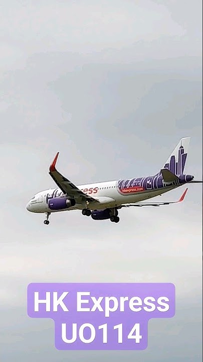 HK Express UO114 Airbus A320-232 HKG-TPE - YouTube