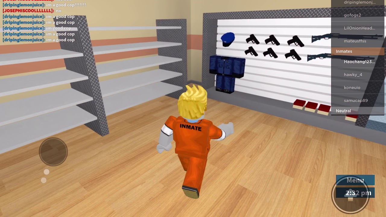 Playing Prison Life as an inmate - YouTube