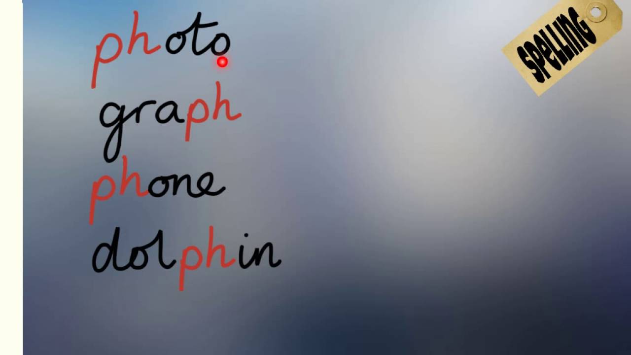 Spelling Ph Youtube 1102