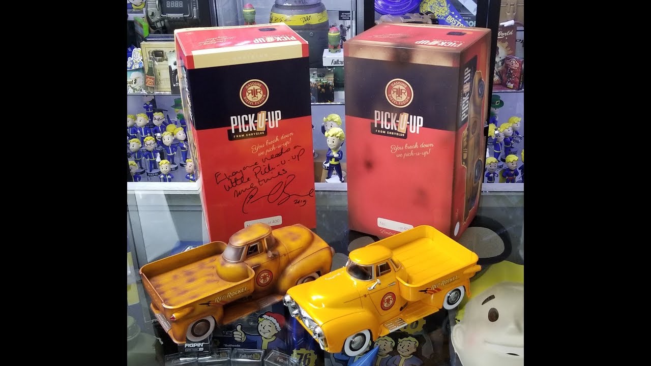 Unboxing Weathered Fallout Red Rocket Pick-U-Up Truck by The Wand ...