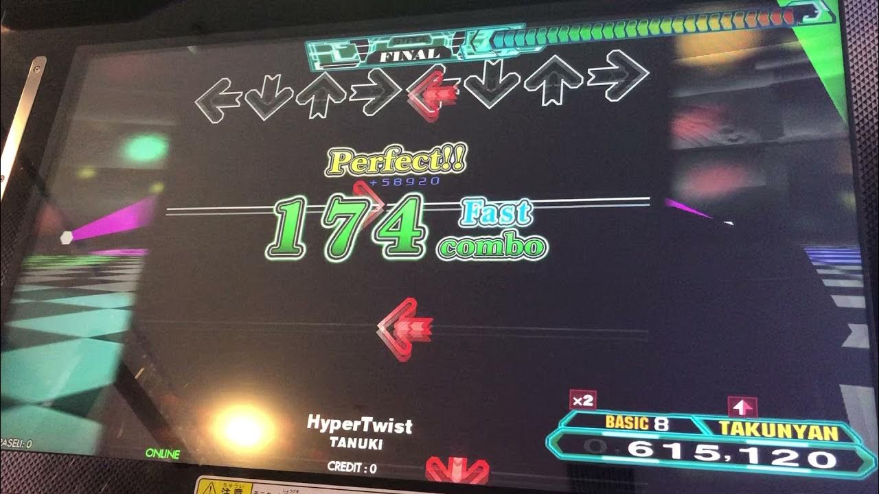 【DDR A20 PLUS】HyperTwist【DP BASIC】 - YouTube