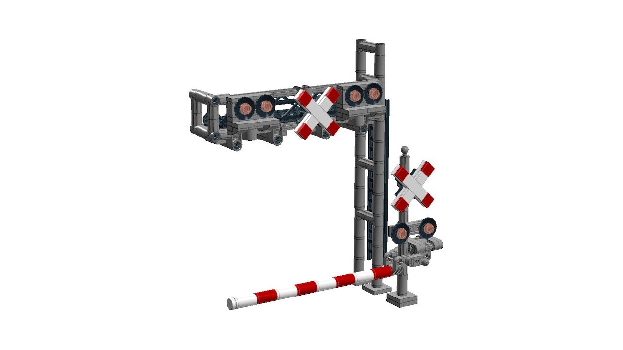 LEGO Train - Signaux de croisement - Railroad Crossing Signals MOC ...