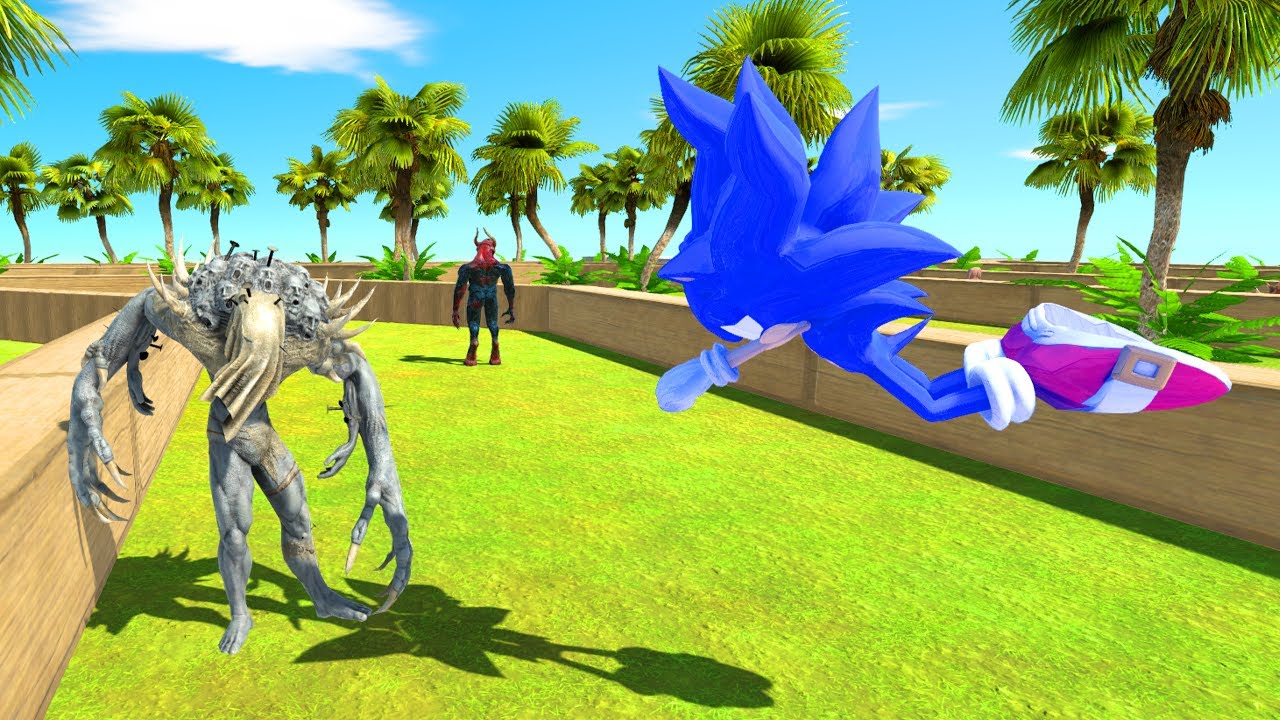 SONIC OASIS DEATH RUN - Animal Revolt Battle Simulator - YouTube
