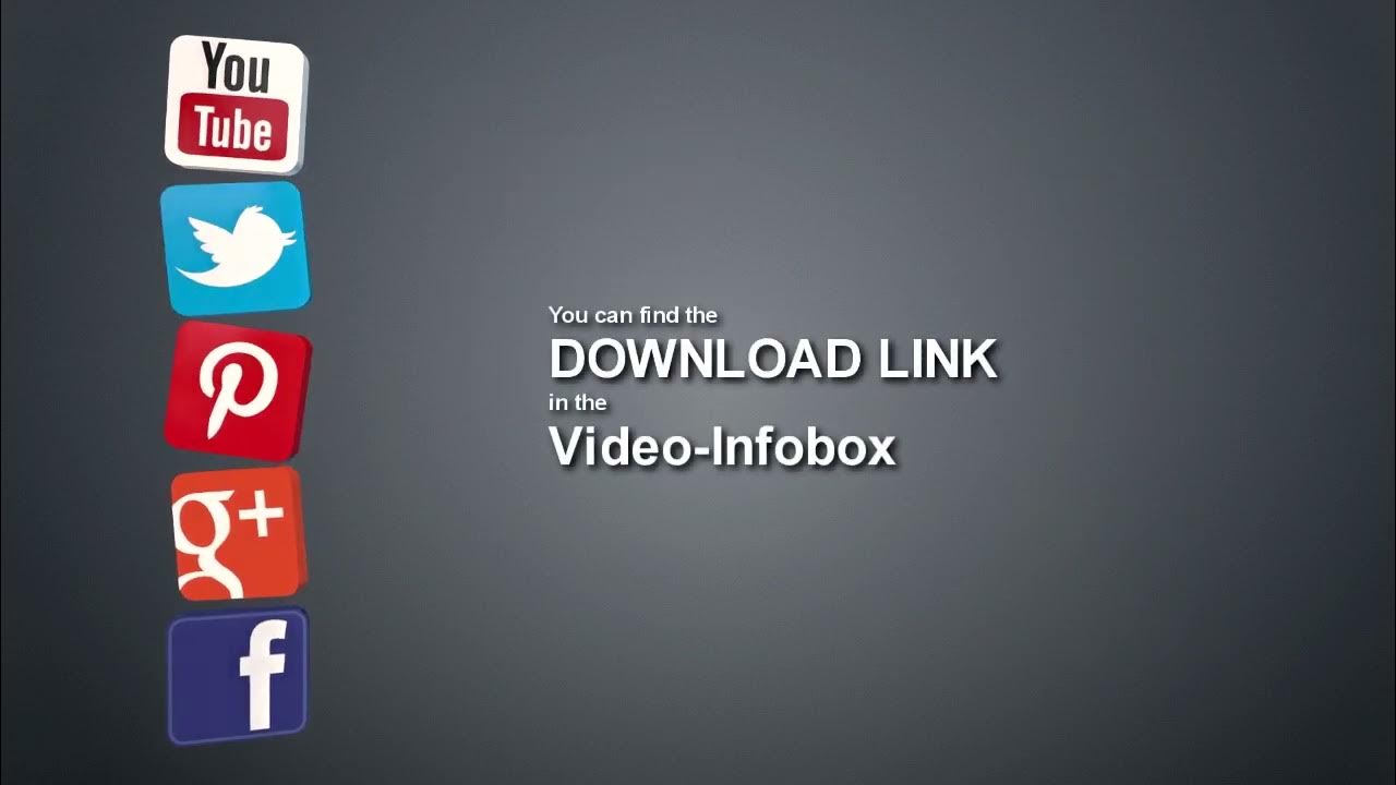 3D Social Media Buttons - YouTube