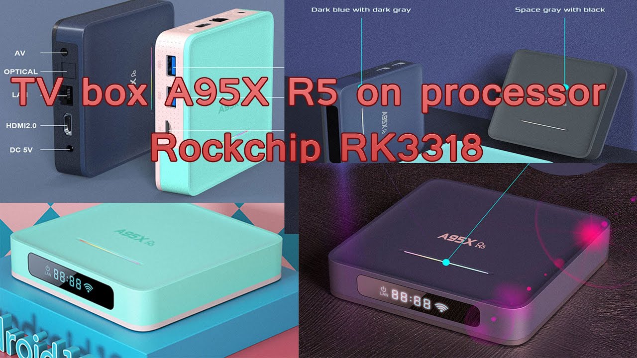 TV box A95X R5 on processor Rockchip RK3318 - YouTube