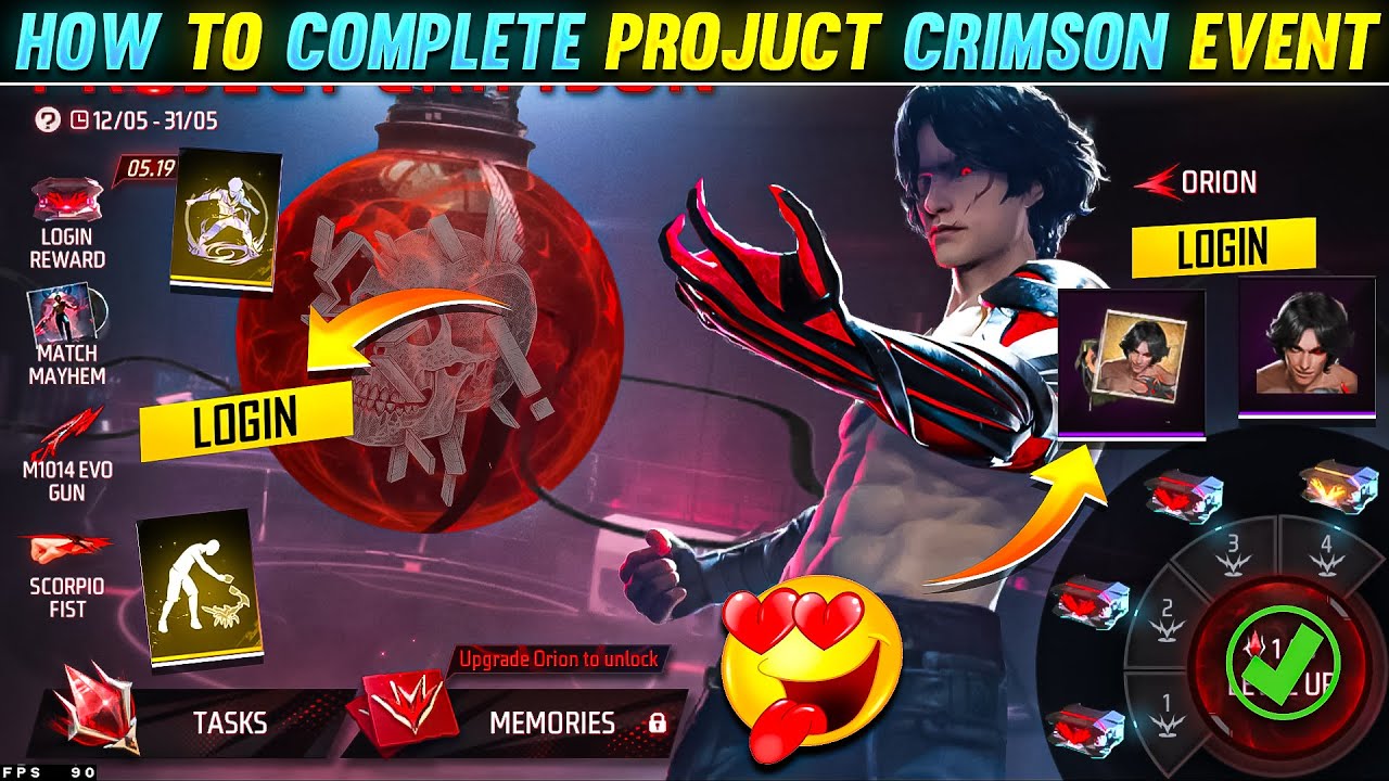 How To Complete 🔥 Project Crimson New Event - YouTube