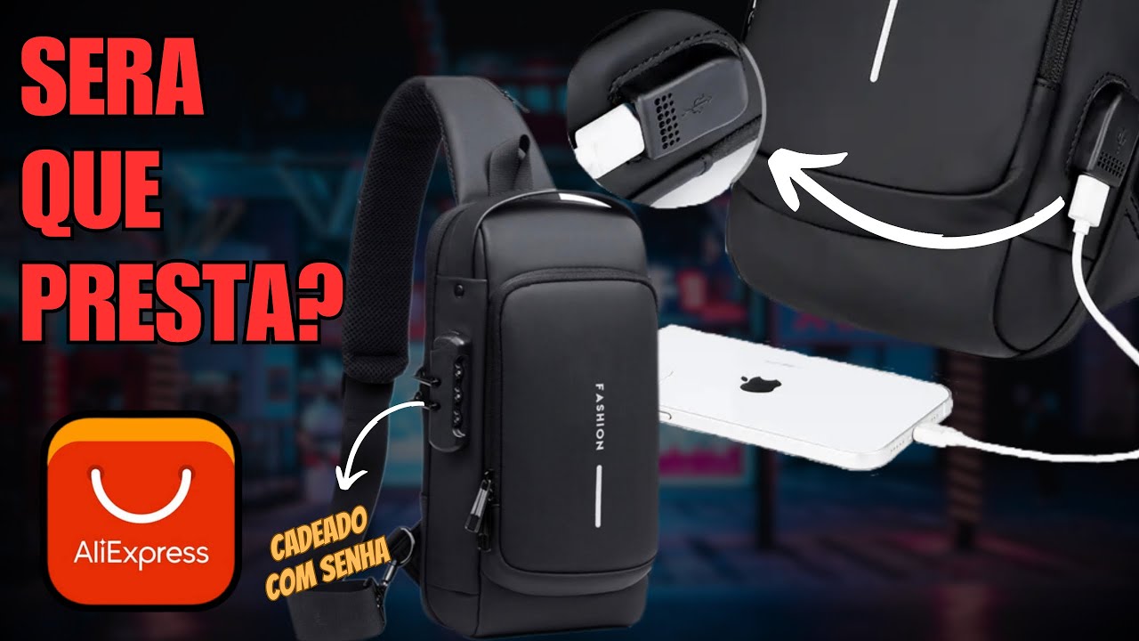 BOLSA DE OMBRO FASHION DO ALIEXPRESS - Será que presta? #bag - YouTube