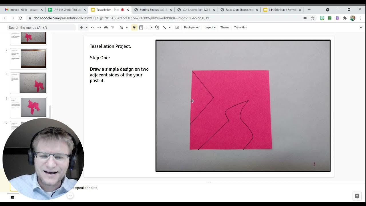 Project: Tessellations. Step-by-Step Instructions - YouTube
