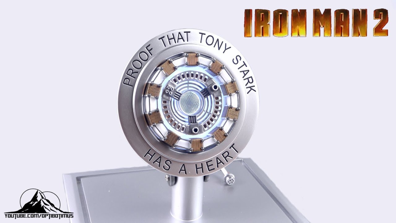 King Arts Iron Man 2 Arc Chest Reactor 1/1 Scale Replica Video Review ...