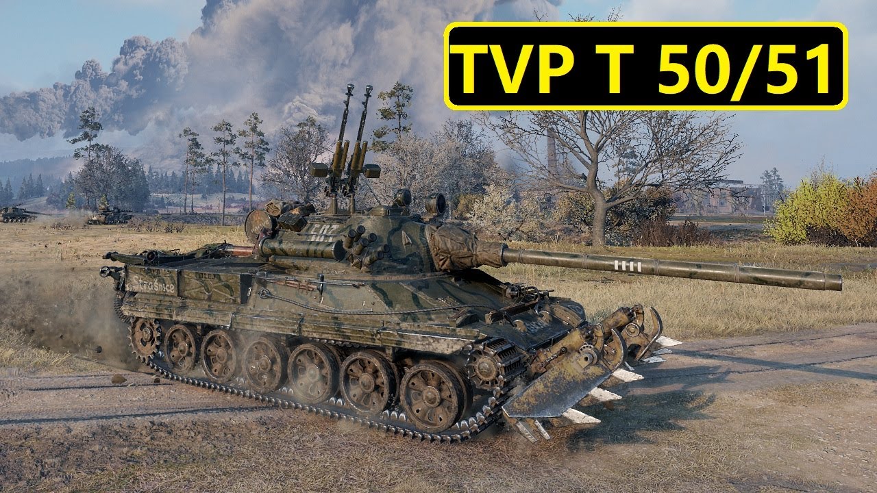 TVP T 50/51. World of Tanks Top Replays. - YouTube