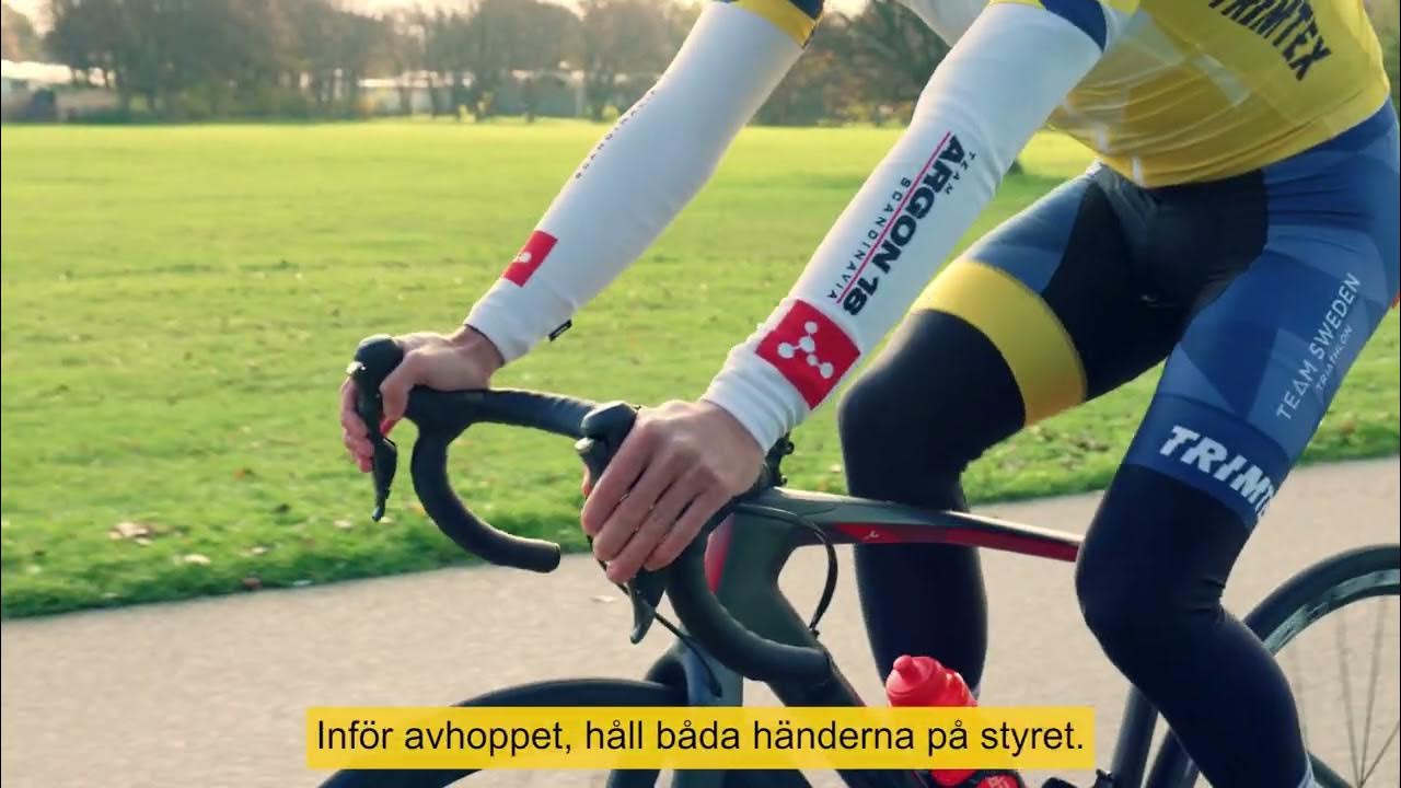 Cykel, avhopp i farten - YouTube