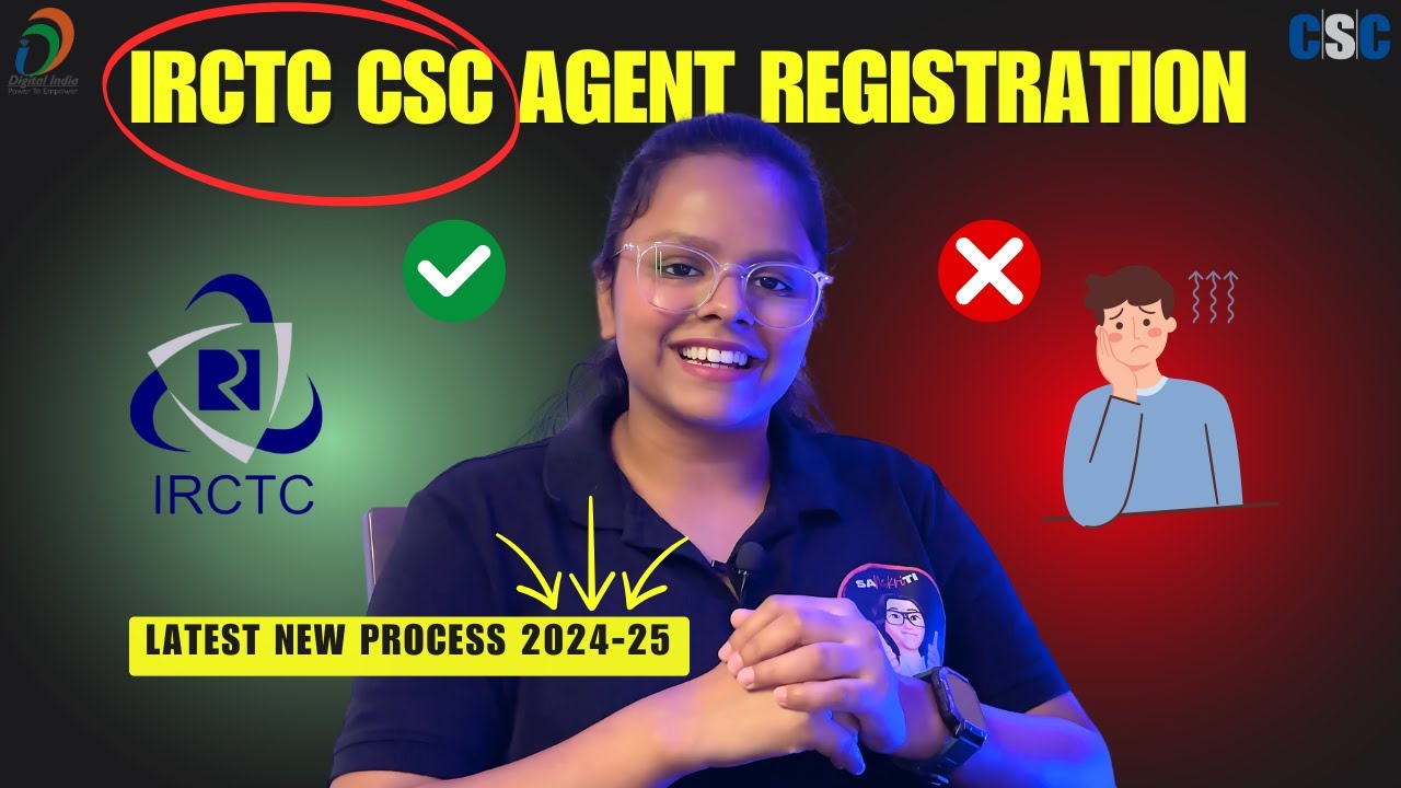 GET Your CSC Irctc Agent ID in 2024-2025 FAST?🤑 Csc Irctc registration ...