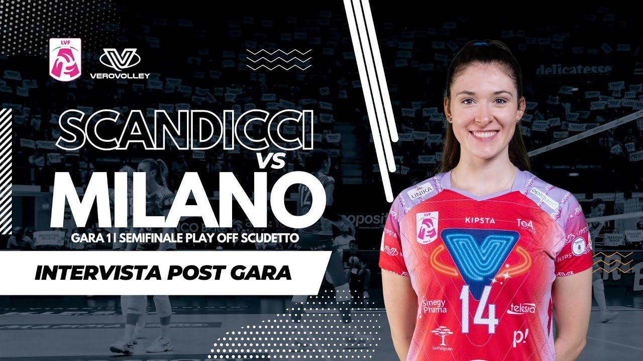 Dana Rettke post Scandicci vs Vero Volley | G1 - Semifinale Play Off ...