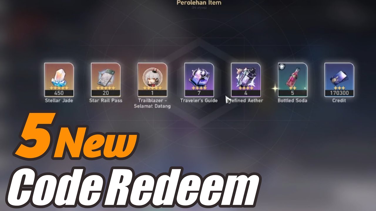 5 Code Redeem Honkai Star Rail - YouTube