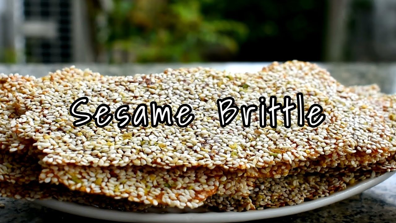 Sesame Brittle | Crispy Toffee | Ellu Burfi | Til Chikki | Cooking ...