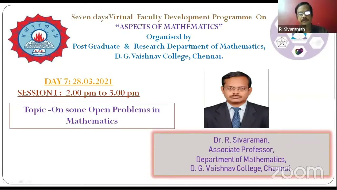On Some Open Problems In Mathematics YouTube On Some Open Problems In Mathematics YouTube