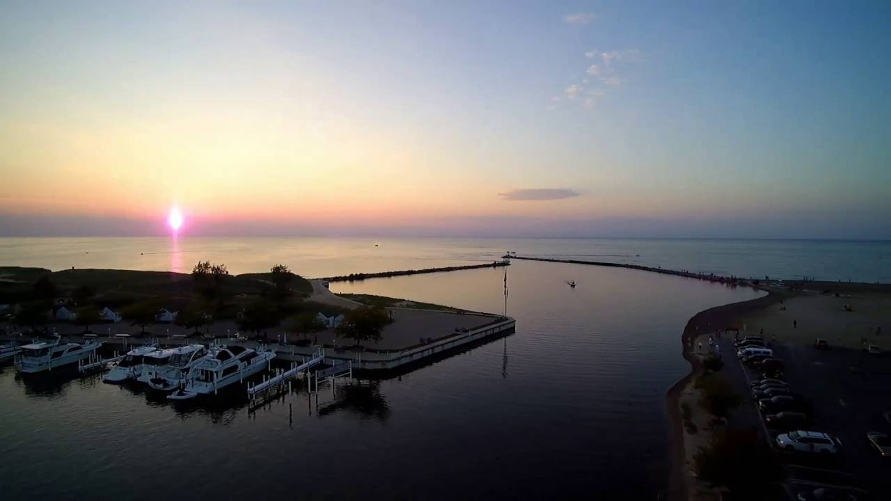 Q500 New Buffalo Beach Sunset New Buffalo, Michigan - YouTube
