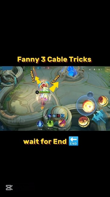 Fanny 3 Cable Tricks Tutorial Mobile legends #ml2b #fannyml #mlbbfanny ...
