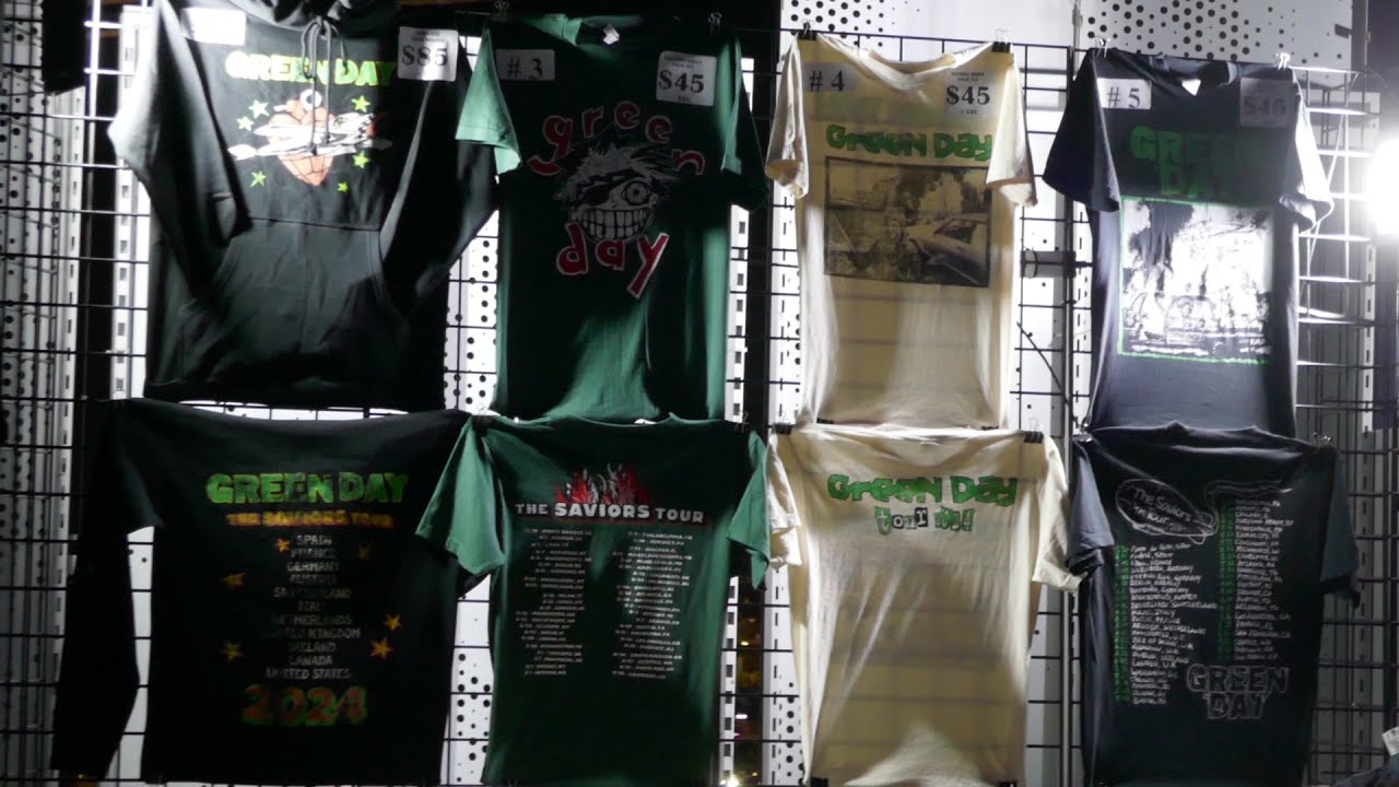 Green Day The Saviors Tour Merch Sofi Stadium Inglewood Los Angeles ...