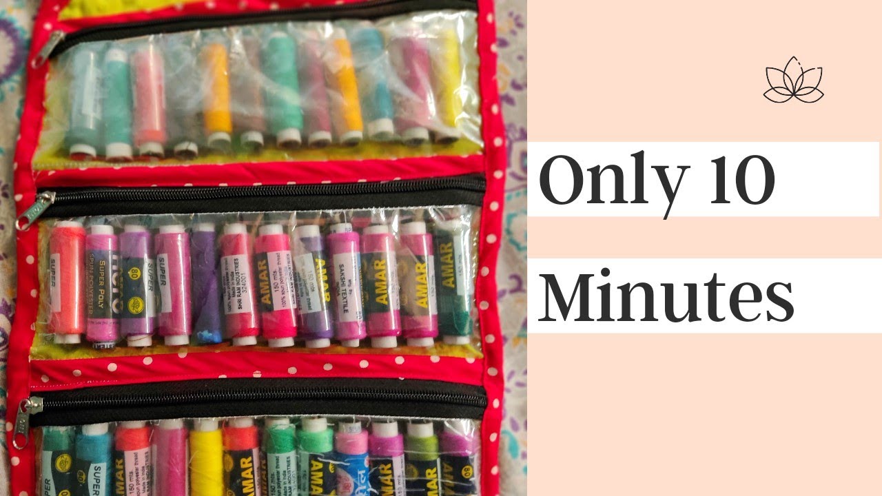Old clothes reuse//Thread organizer - YouTube