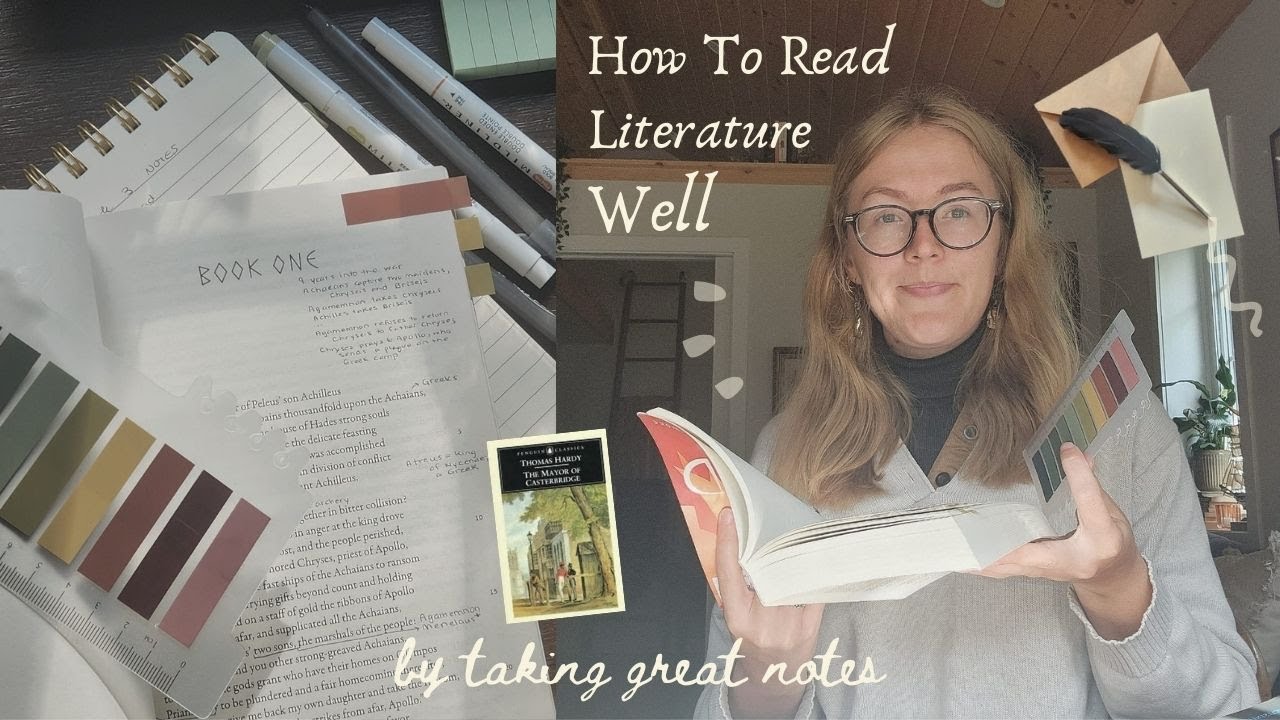 how to take notes on great literature // five tips to be a better ...
