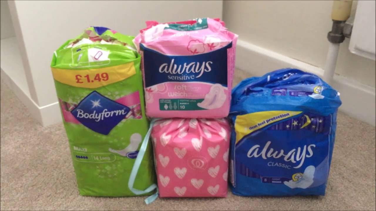 Period Haul! (Lil-Lets, Always & Bodyform) - YouTube