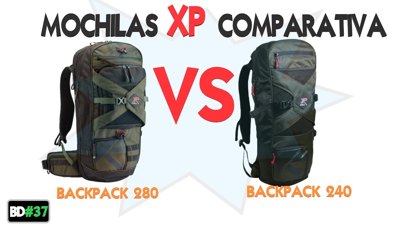 mochilas XP Backpack 240 vs 280 comparativa - YouTube