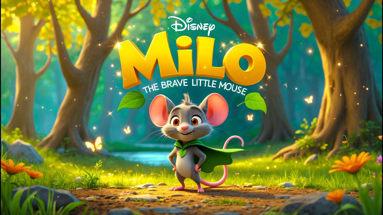 Milo the Brave Little Mouse | Story for kids - YouTube