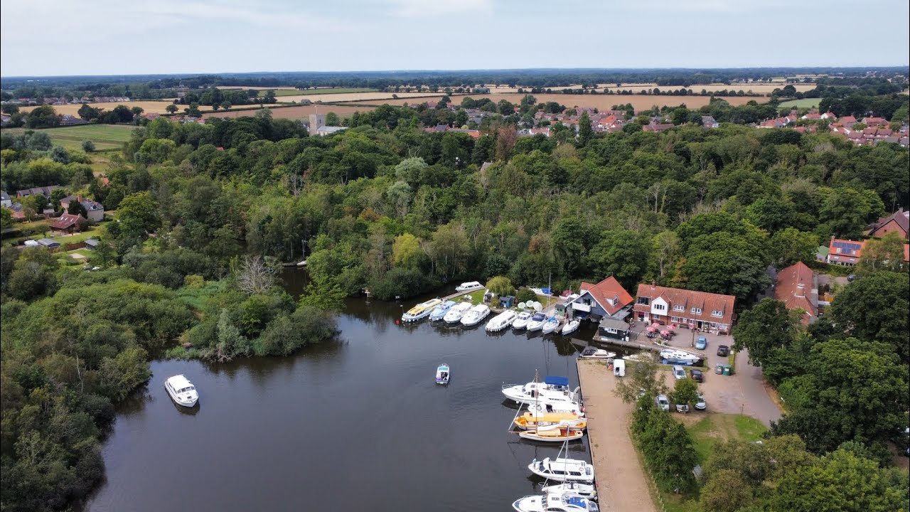 Womack Staithe, Ludham on the Norfolk Broads - YouTube
