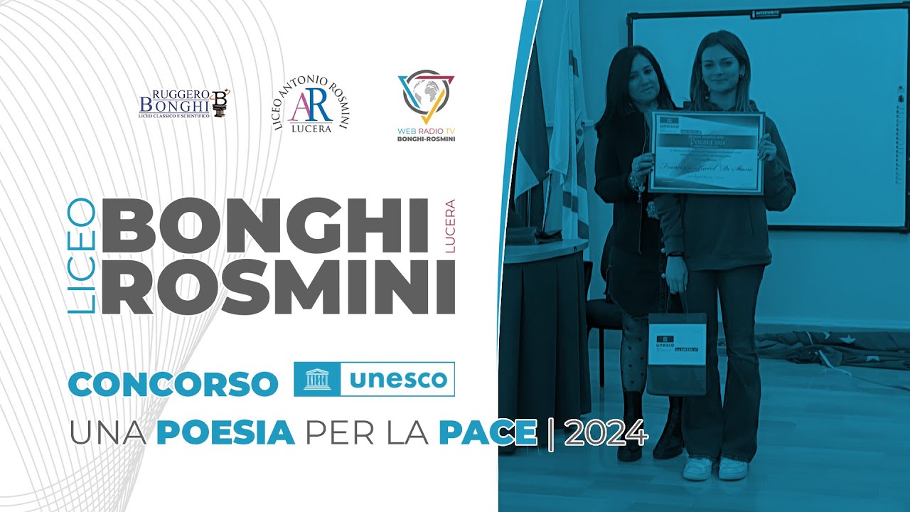 Premiazione del concorso UNESCO: "Una poesia per la pace" | 2024 - YouTube