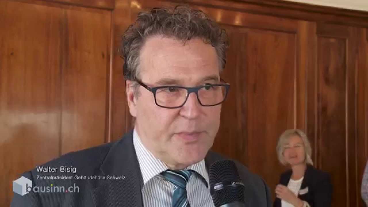 Interview Walter Bisig, Verbandspräsident Gebäudehülle Schweiz - YouTube