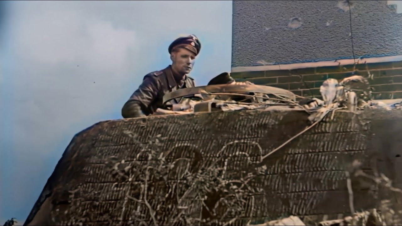 German tanks during the Battle of Caen, Normandy landings, Panther and ...