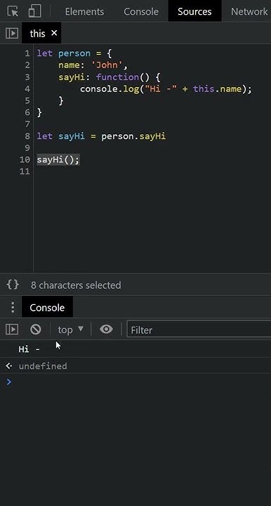 JavaScript Interview Question - this keyword | CheezyCode #shorts - YouTube