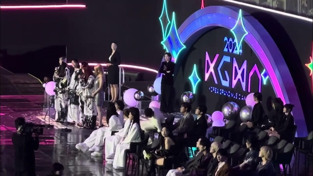 2024 KGMA 베스트아티스트 뉴진스 수상소감 full ver.🐰 - YouTube