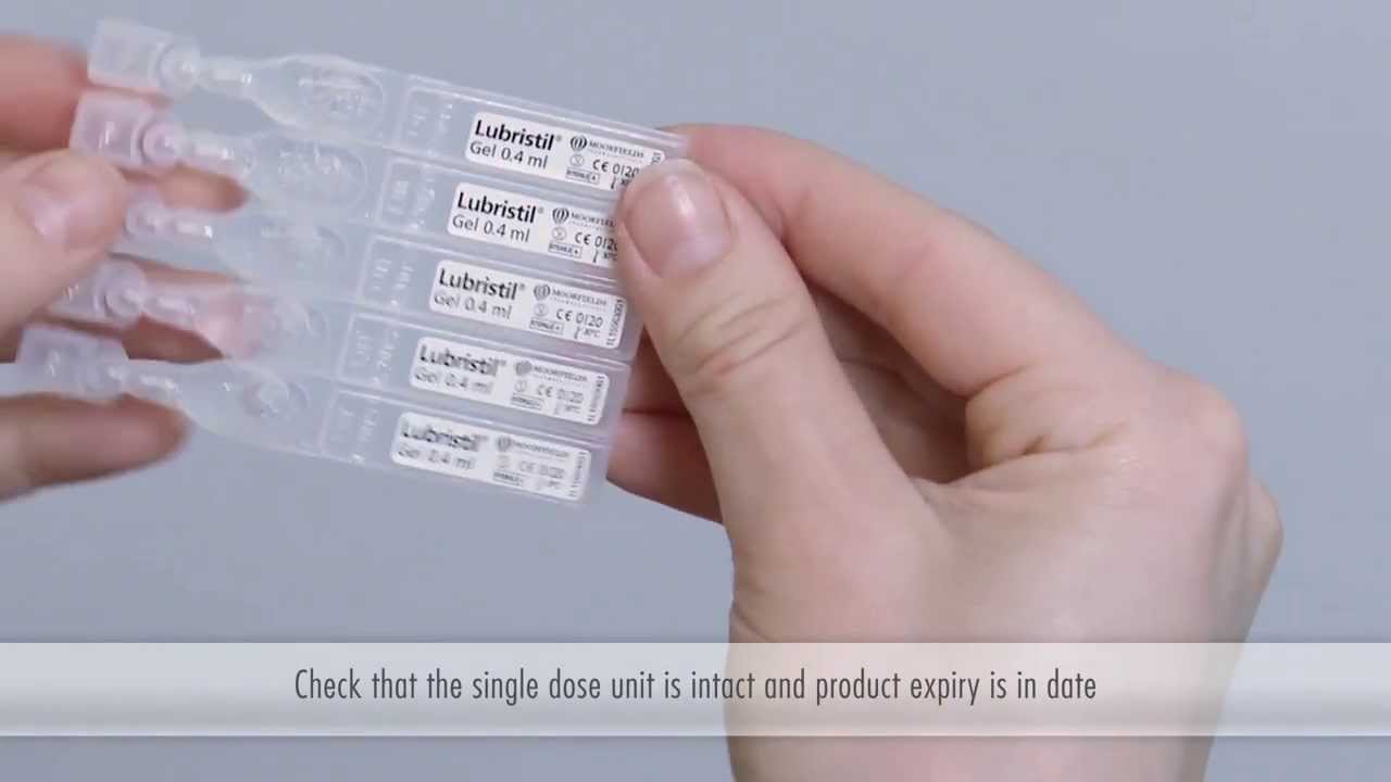 Lubrisil Gel from Moorfields Pharmaceuticals - YouTube