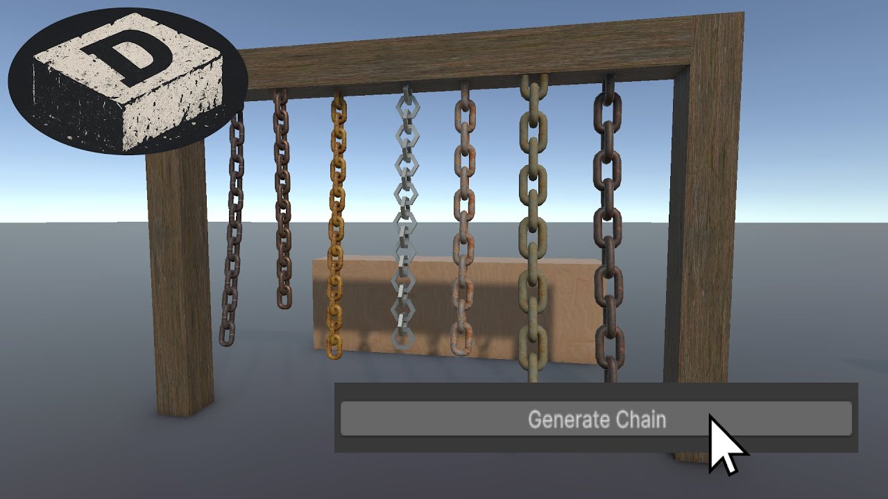 Chain Builder Unity Asset: Prefabs, Physics & 1-Click Generation - YouTube
