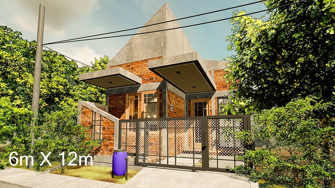 Rumah 50 meter persegi Sejuk dan Tenang (room tours) - YouTube