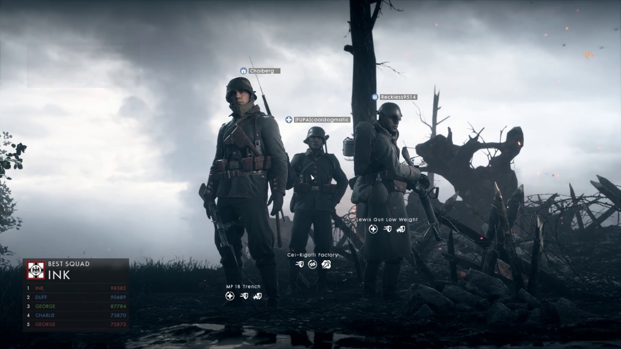 Battlefield 1 - Third best squad and best resupplies - YouTube