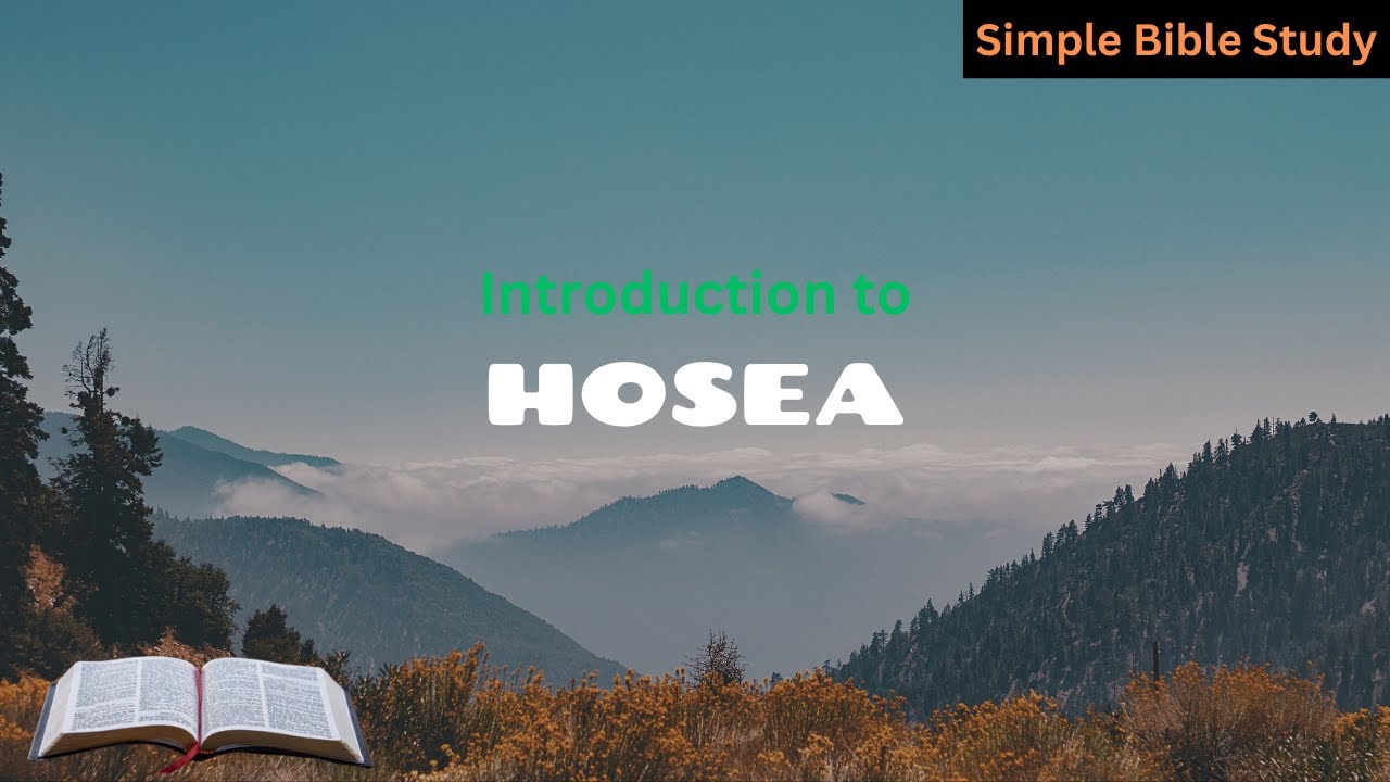 Hosea: The 'Minor' Prophet. An Introduction - YouTube