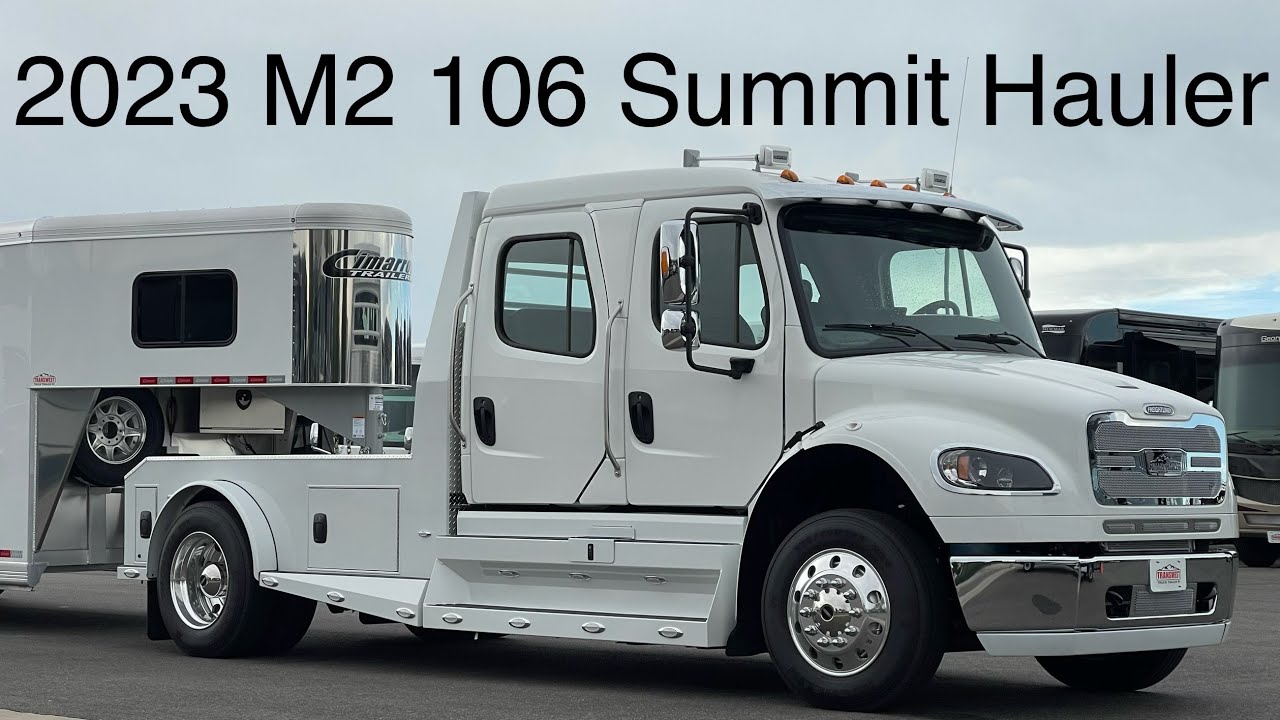 2023 Freightliner M2 106 Summit Hauler - YouTube