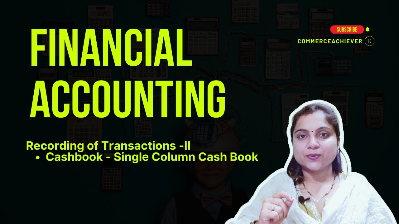Cashbook Single Column Cash Book Recording Of Transactions cashbook-single-column-cash-book-recording-of-transactions