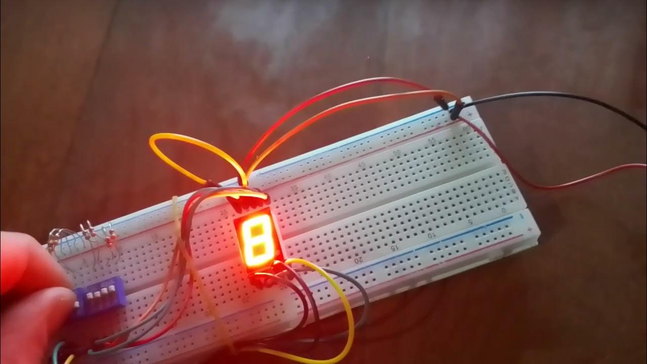 Armado de Display de 7 segmentos - YouTube