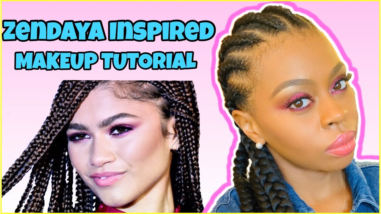 ZENDAYA Inspired Makeup Tutorial - YouTube
