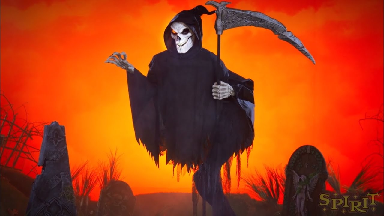 Spirit Halloween Jack the reeper demo video clip - YouTube