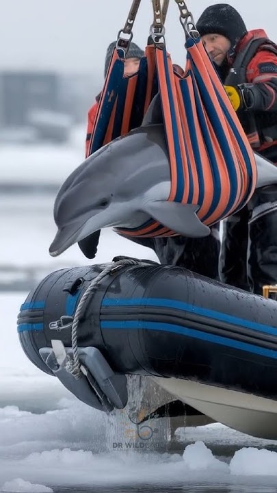 Arctic Rescue Mission: Saving a Dolphin from Freezing Waters #animals# ...