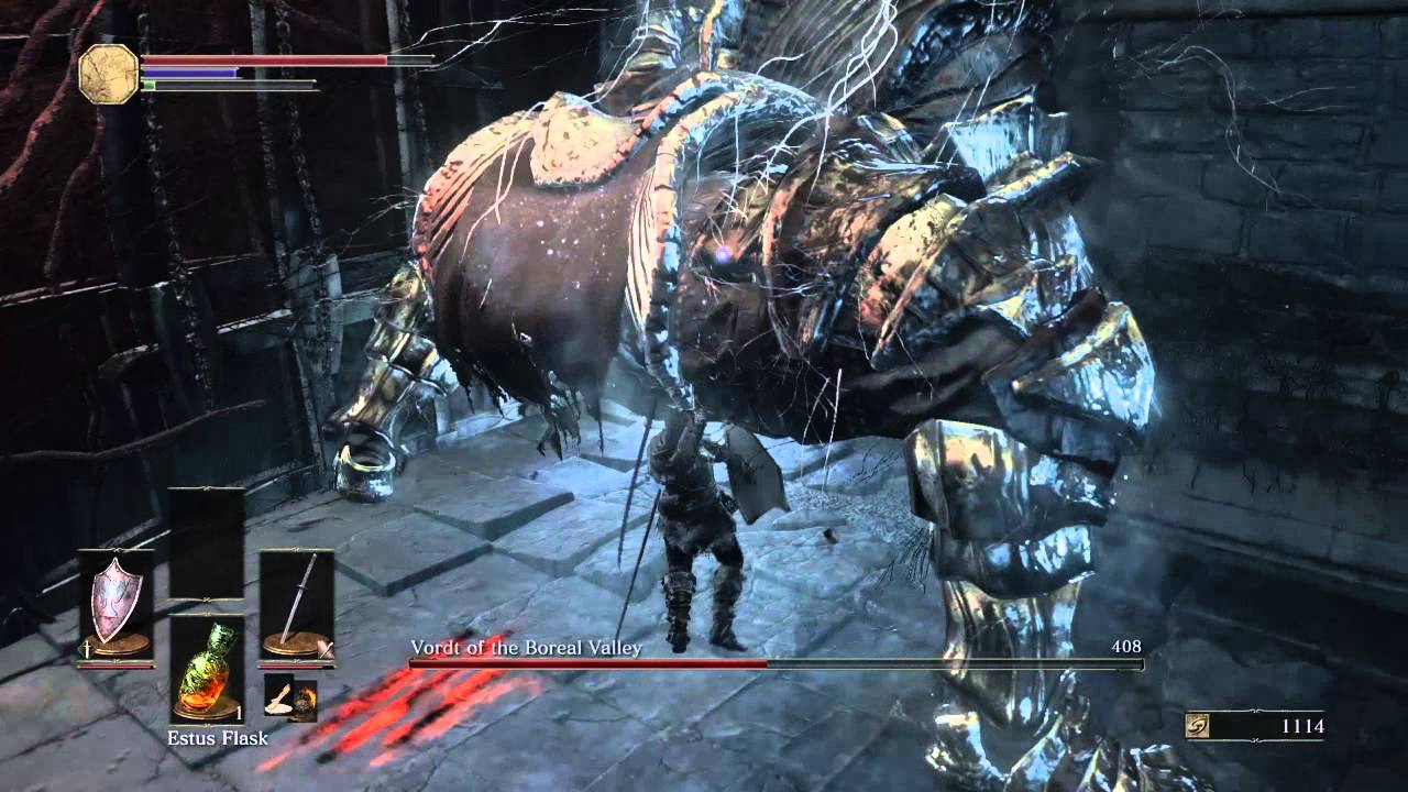DARK SOULS™ III Vordt of the Boreal Valley Boss Fight - YouTube