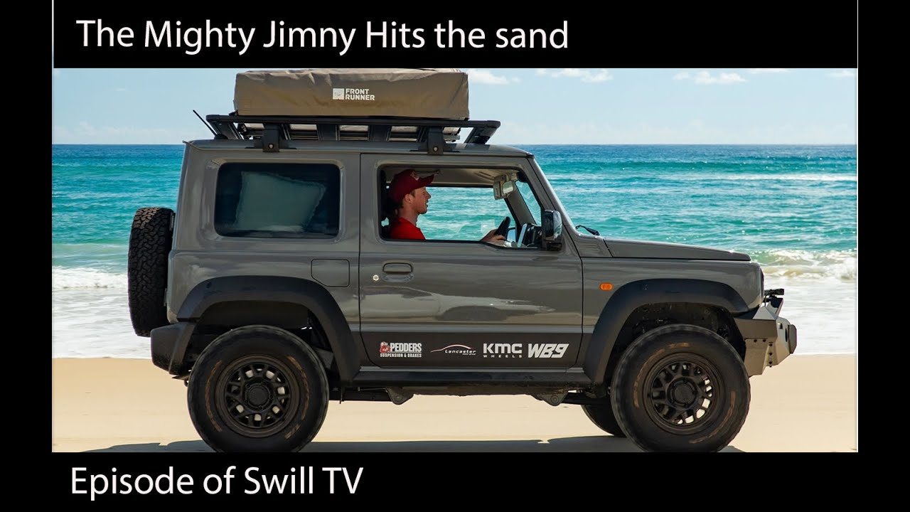 THE MIGHTY JIMNY HITS THE SAND (4WD) - YouTube
