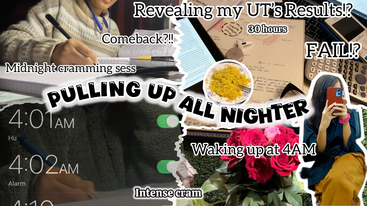 PULLING ALL NIGHTERS Before Exams & Shocking Results | Student Life ...