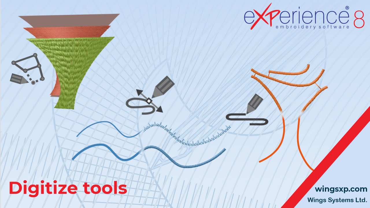 How to Use the Digitizing Tools in eXPerience 8 - Operator Level - eXPerience embroidery ...