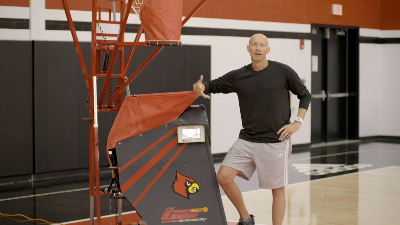 Louisville Basketball Shooting Machine Drill - Baseline Drive, Drift ...